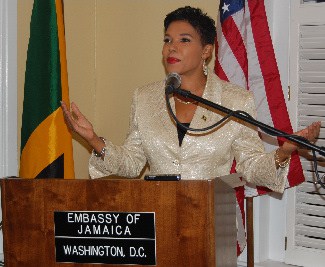Ambassador Audrey Marks Addresses The Jamaican Diaspora