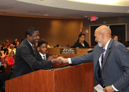 Commissioner Dale Holness Sworn In By Congressman Alcee Hastings
