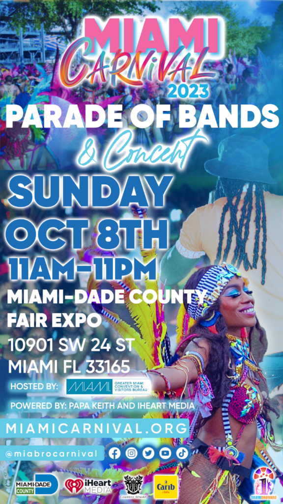 Miami Carnival 2023: Parade of Bands and Concert
